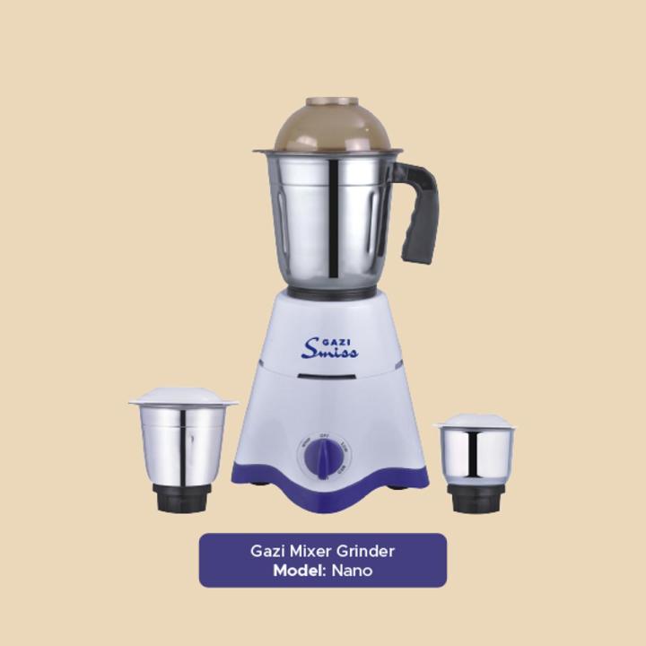 Nano 500 Watts - Gazi Smiss Mixer Grinder 3 Jar | Daraz.com.bd