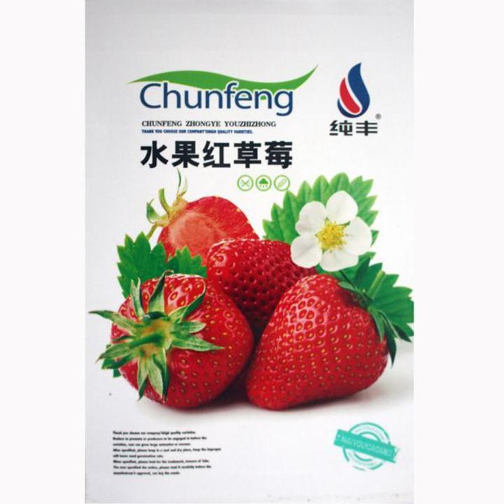 RED STRAWBERRY SEEDS, MILKY STRAWBERRY, IMPORTED WITH INTAKE PACKET ...