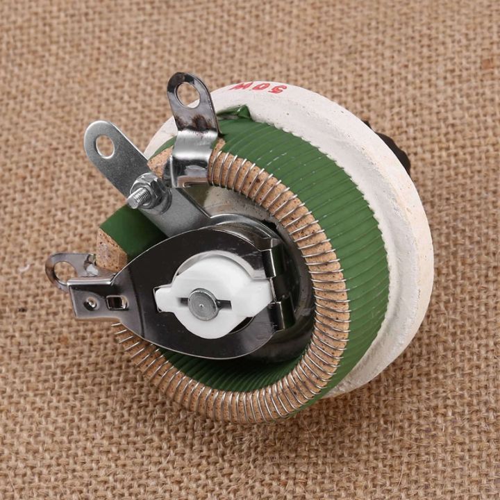 2X 50W 10 Ohm Ceramic Potentiometer Variable Taper Pot Resistor ...