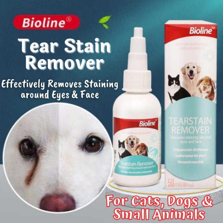 Bioline Tear Stain Remover 50ml - Eye Tearstain Remover For Pets ( Cat ...