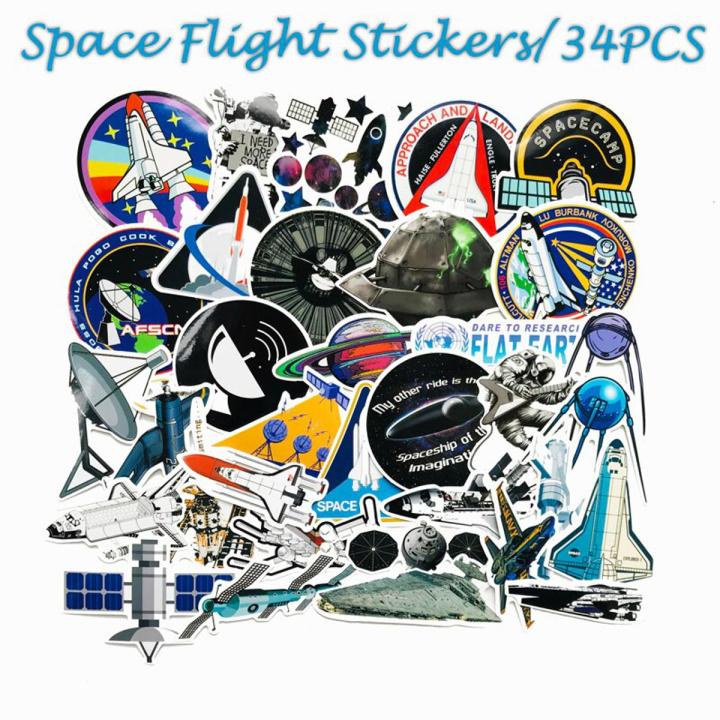 【happy one】Outer Space Astronaut Classic Style Graffiti For Moto Car ...