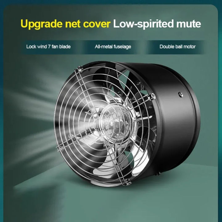 4''6''8'' Pipe Exhaust Fan Air Ventilator Metal Pipe Ventilation ...