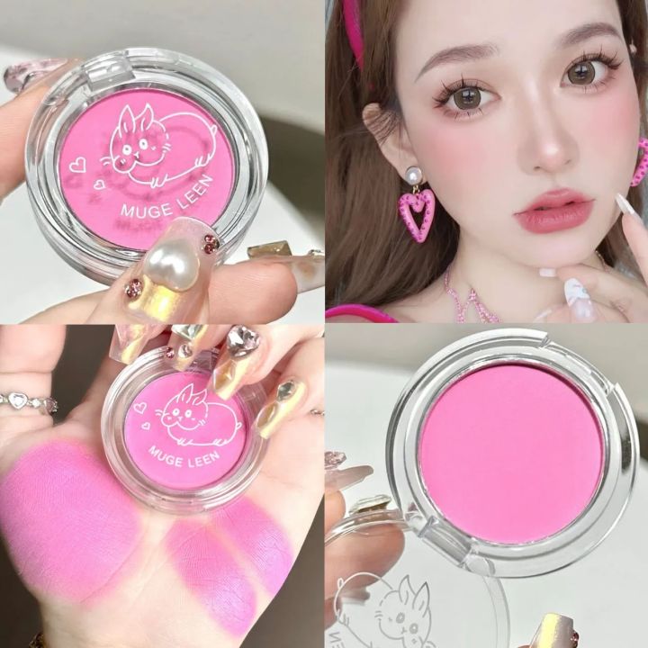 Natural Cheek Tint Blush Palette Waterproof Face Blusher Face ...