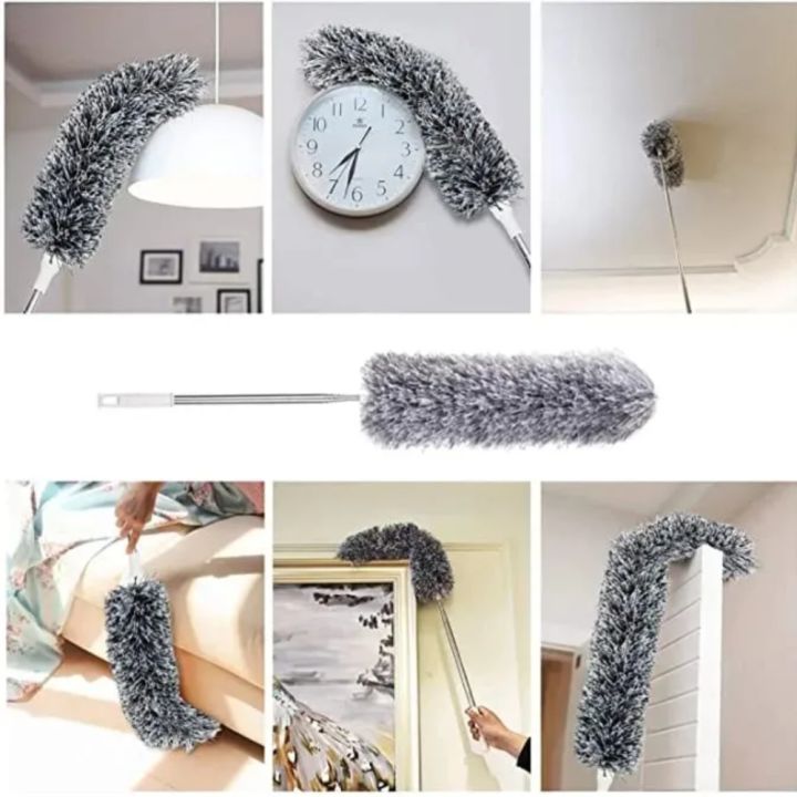 Bendable Feather Duster with Extra Long Extendable Microfiber Duster 9. ...