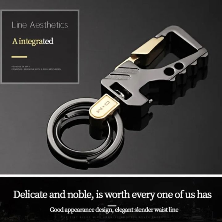 Multifunctional Men's key Chain Metal Waist Belt Clip Anti-lost Buckle ...