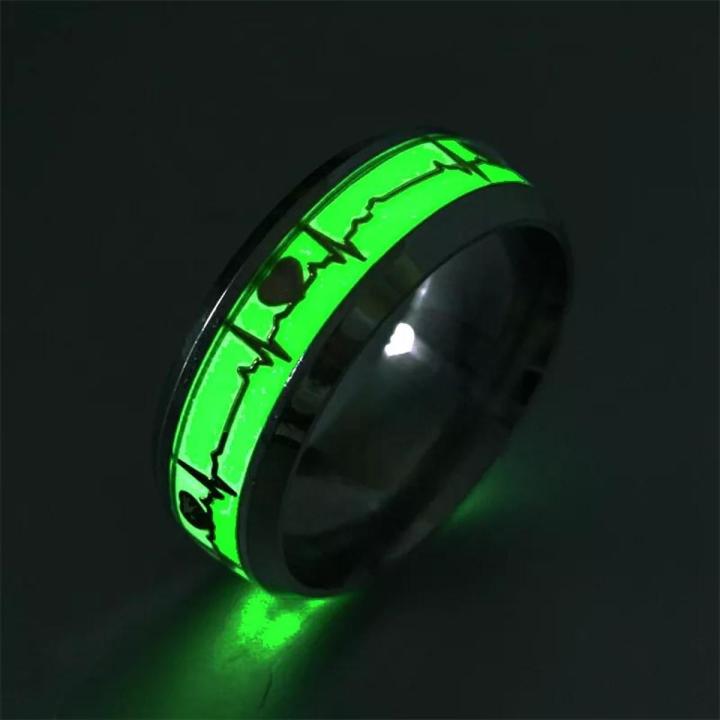 Luminous Finger Ring Heart- Radium Ring - Heart | Daraz.com.bd