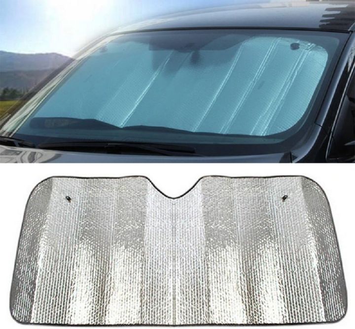 Universal Foldable Car Windshield Visor Cover Auto Front Rear Block ...