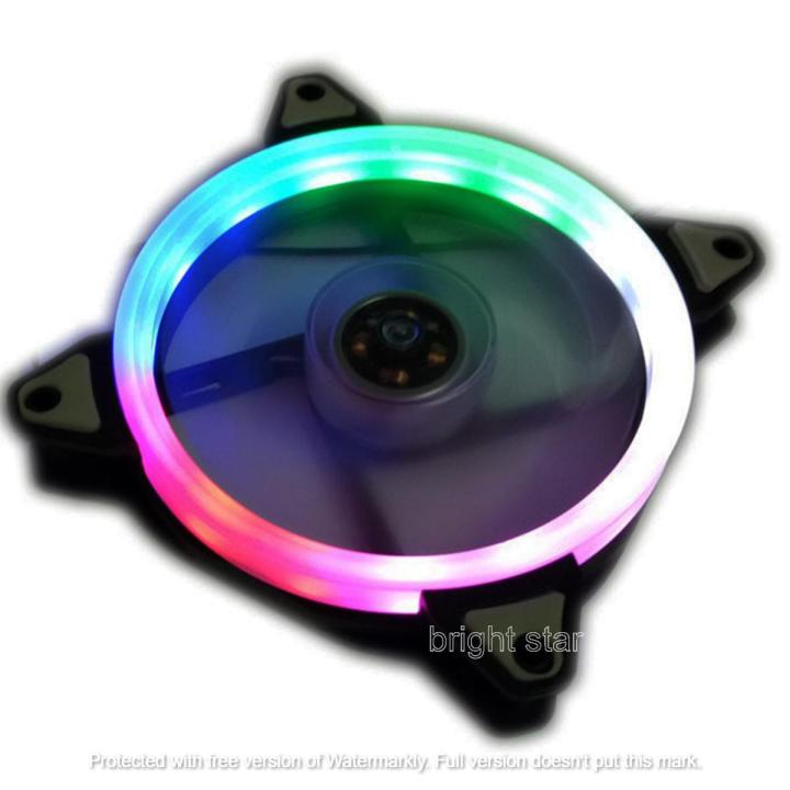 120Mm Rgb Color Led Fan Computer Pc Gaming - Multycolour | Daraz.com.bd
