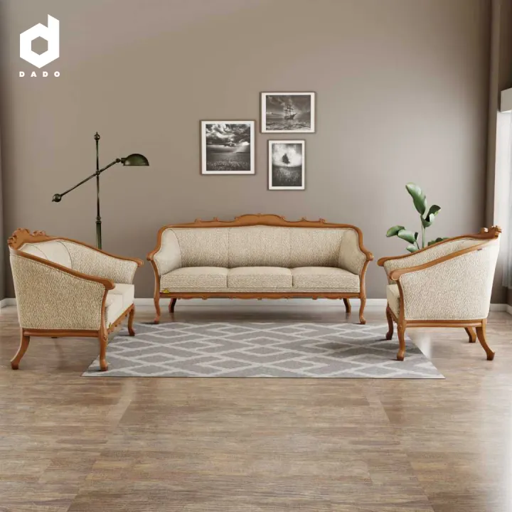 DADO Antique Sofa Set (1+1+3) | Daraz.com.bd