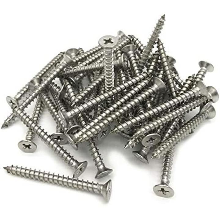 2" Inch / 50pcs 10mm 304 grade Stainless Steel Star Head Screws / Sheet ...