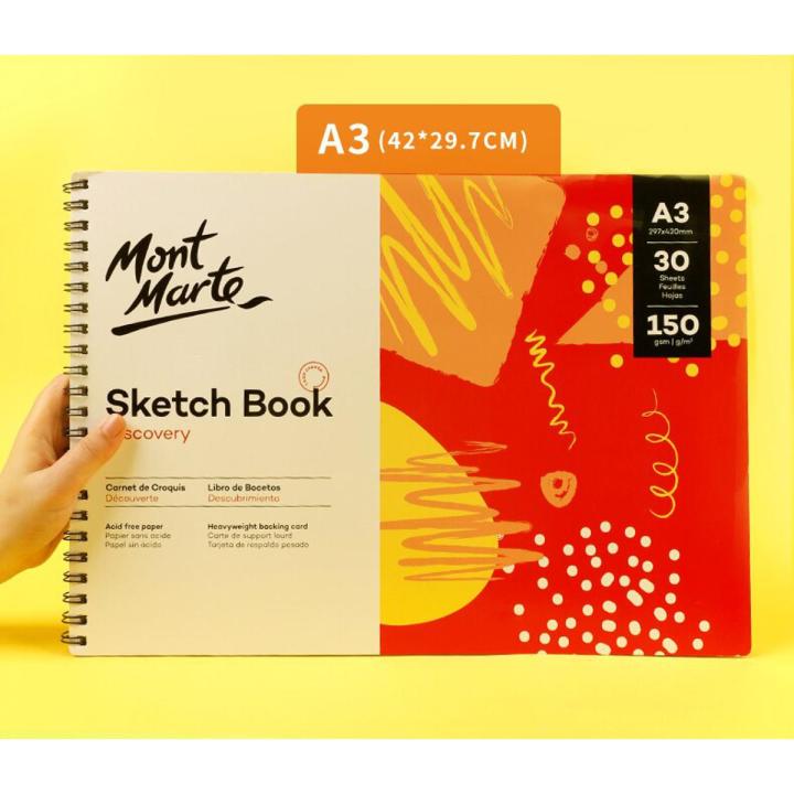 Mont Marte Sketchbook 150gsm A3/A4/A5 30 Sheets | Daraz.com.bd