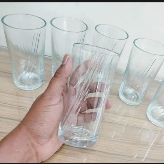 Everyday water glass ,line design Dringking Glass 6 pcs -W03 glass ...