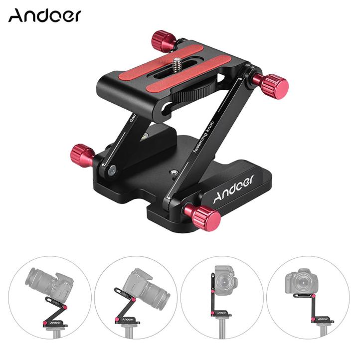 Aluminum Alloy Z Flex Tilt Head Folding Quick Release Plate Camera Ball ...