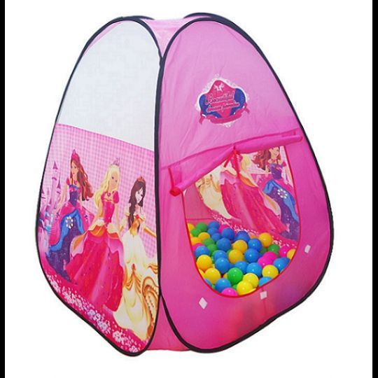 Barbie Tent house play with 50 pcs balls | Daraz.com.bd