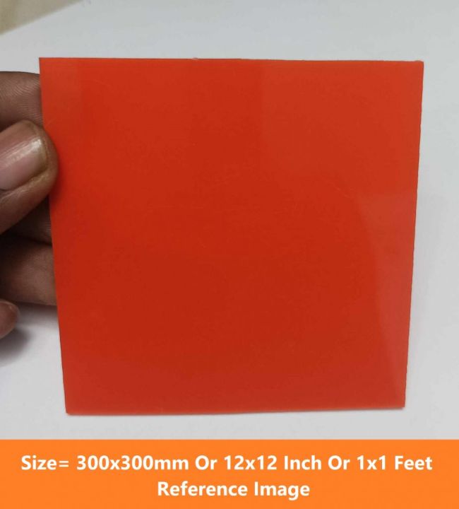 ORANGE 4mm Acrylic Sheet 4mm Orange Plastic Sheet 4mm Thick Acrylic ...