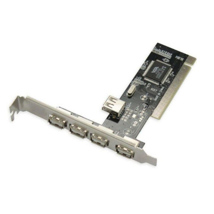 Internal 480Mbps PCI to 4+1 USB 2.0 Adapter Expansion Card For Desktop Computer | Daraz.com.bd