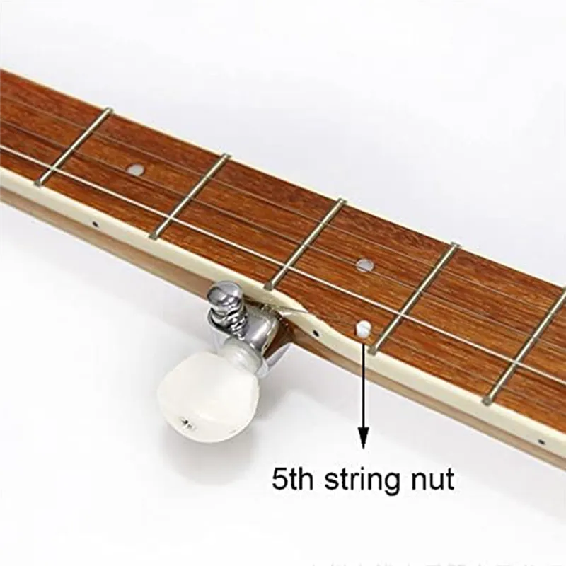5 PCS Bone Banjo 5Th String Nut 5x3mm Musical Instrument Accessories ...