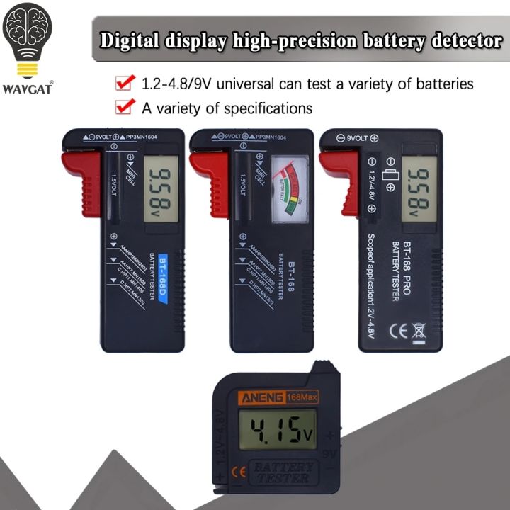 official AN-168 Digital Lithium Battery Capacity Tester Checkered load ...