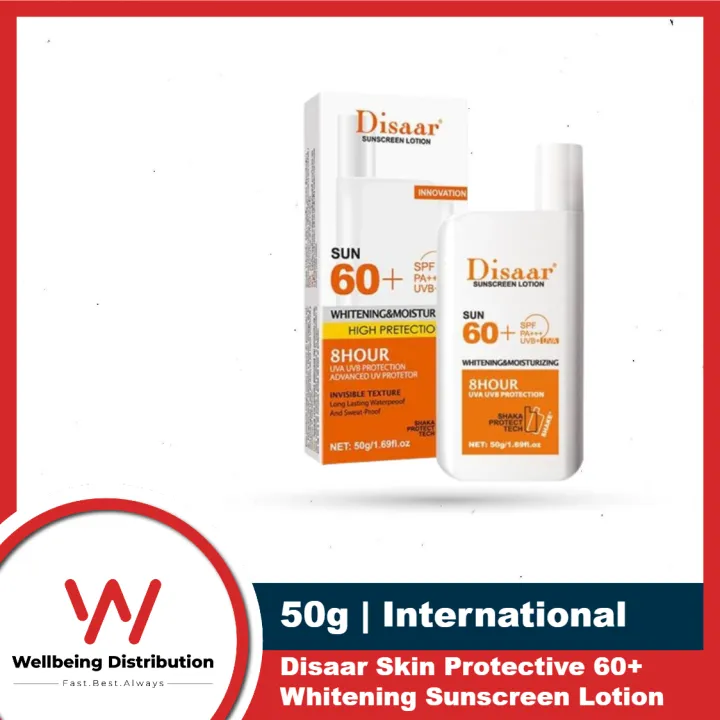 Disaar Skin Protective 60+ Whitening Sunscreen Lotion 50g | Daraz.com.bd