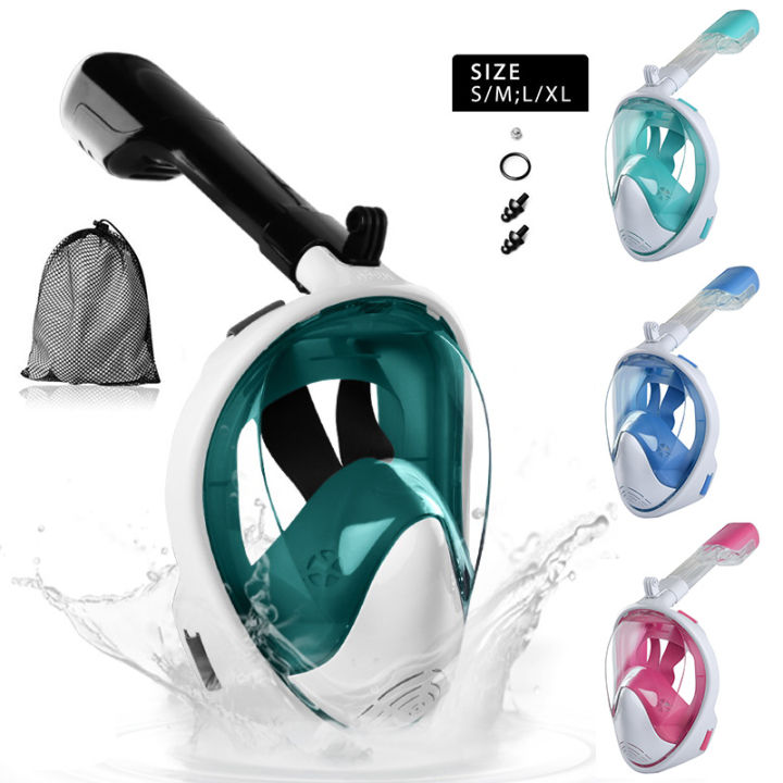 Underwater Scuba Anti Fog Full Face Diving Mask Panoramic View ...