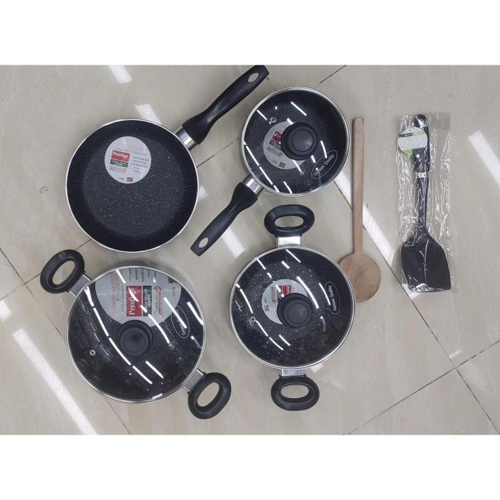 Prestige nonstick 7 pcs induction set | Daraz.com.bd