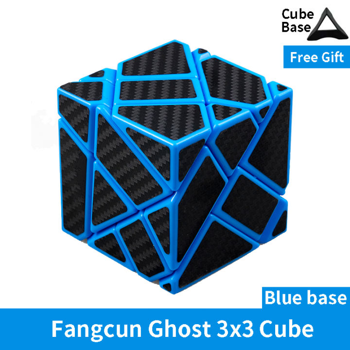 Fangcun Ghost Guimo Cube 3x3 Blue Strange-shape Cube Magic Cube Puzzle Hollow Sticker Speed Cube ...