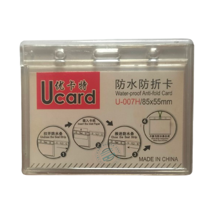 Ucard U-007H Acrylic Slide Transparent ID Card Holder | Daraz.com.bd