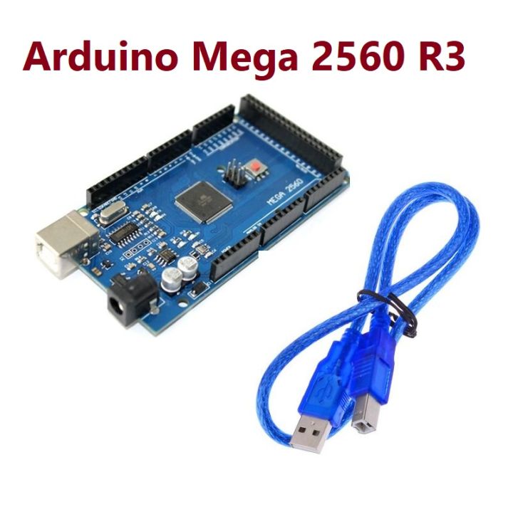 MEGA Arduino Mega 2560 R3 ATmega2560 Microcontroller AVR Development Board With USB Cable For ...