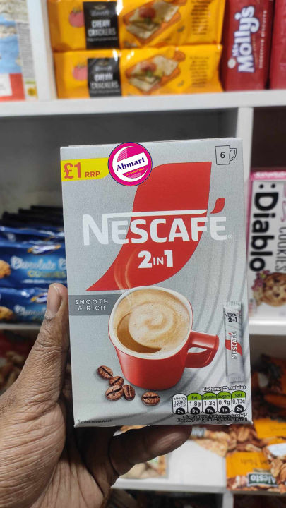 Nescafe 2 in 1 Smooth and Rich 6 Sticks | Daraz.com.bd