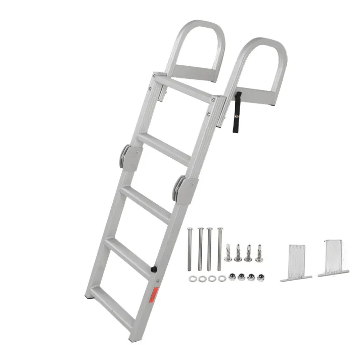 Boat Folding Ladder Rust Proof 5 Step 200KG Load Capacity Robust ...