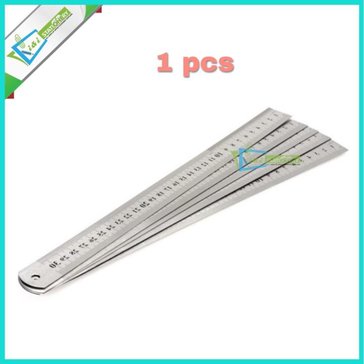 Stainless Steel Measuring Ruler 12 inches/30 cm (Scale) 1pcs | Daraz.com.bd