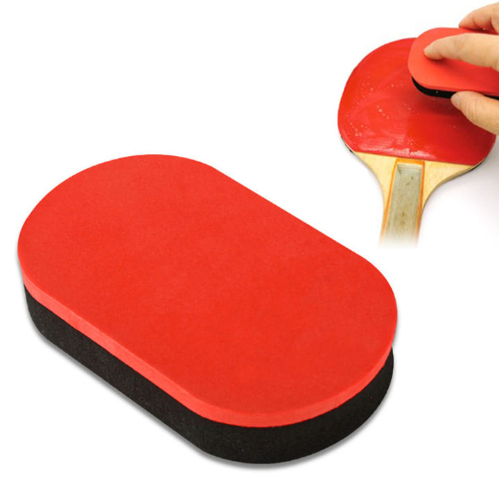 Portable Table Tennis Cleaning Sponge Easy Use ping pong Racket Rubber ...
