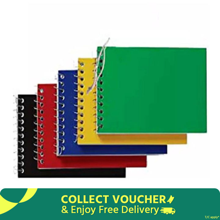 15 pieces, spiral pocket notes. Per note pads 100 page( 50 sheet ...