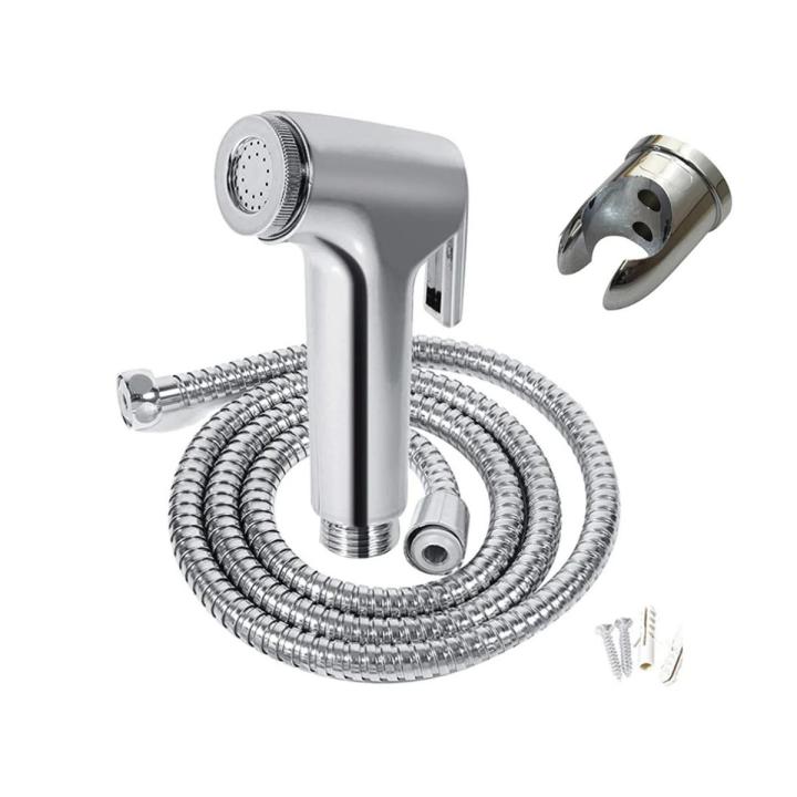Durable Toilet Push Shower - Silver | Daraz.com.bd