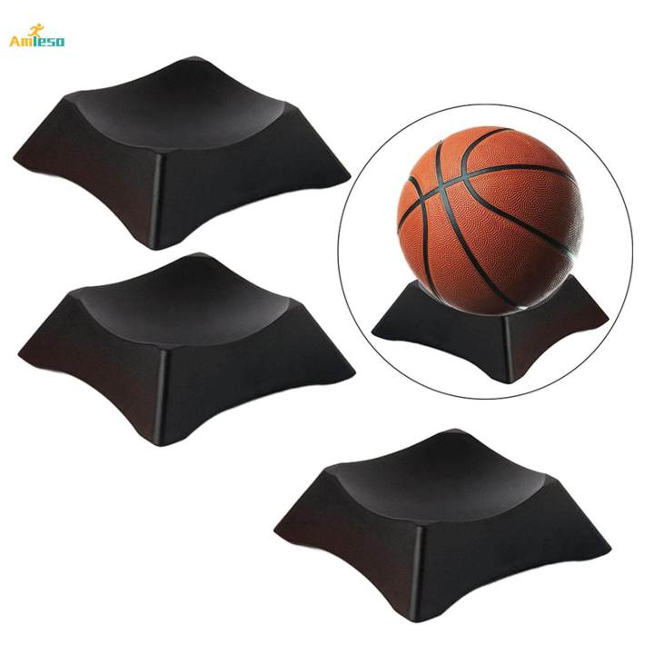 3 Pieces Ball Display Stand Equipment Soccer Storage Storage Rack ...