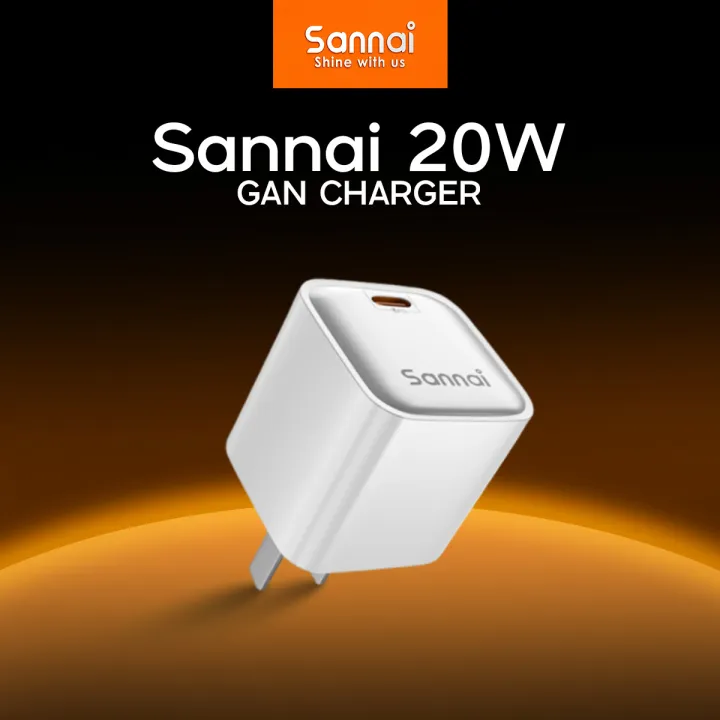 Sannai 20W GaN Charger – Specially Made for iPhone | Daraz.com.bd
