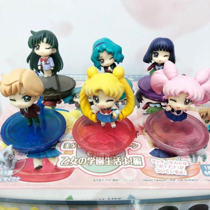 （New）6pc/et Anime 20th Anniverary ailor Moon Luna Tukino Uagi Mizuno ...