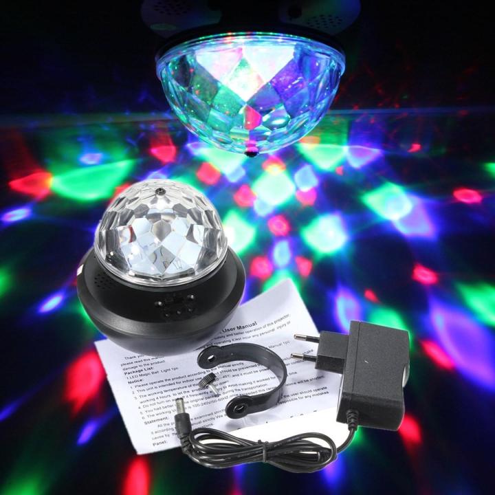 LED Magical Crystal Media Ball Stage Lighting Effect Club Disco DJ Bar ...