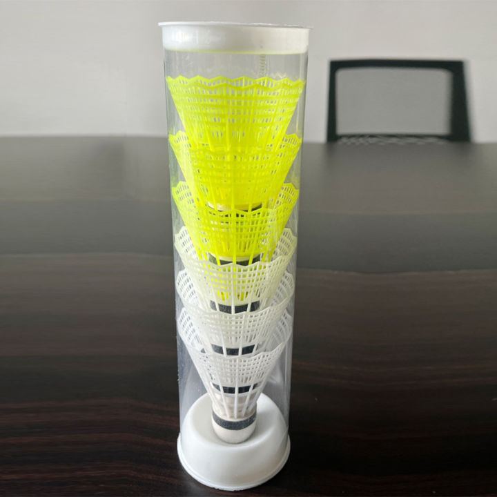 3/6 Pcs Durable Badminton Great Stability Badminton Shuttlecocks PP ...