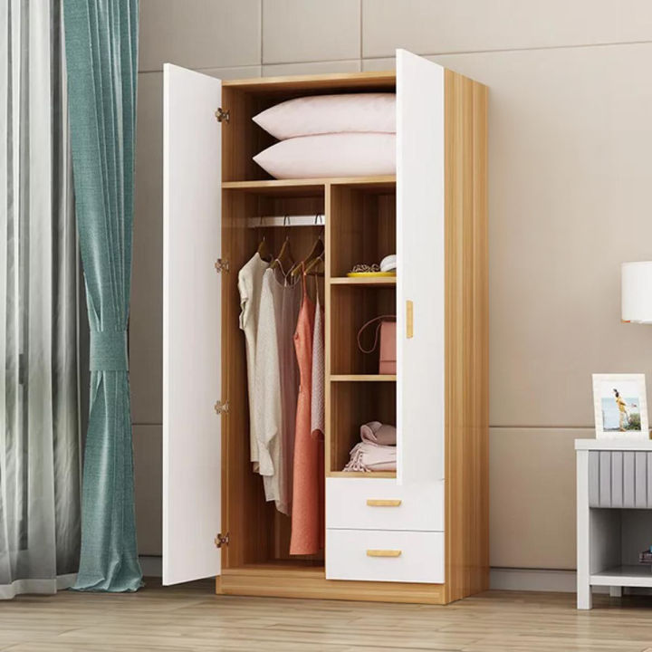 Furnisha decor 2 door almirah with Cort Hanger & Cloth Storage Shelf ...