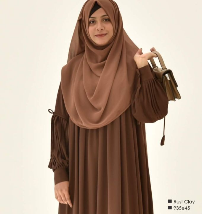 Premium Arabian Party Abaya Borka - Elegance with Dubai Cherry Fabric ...