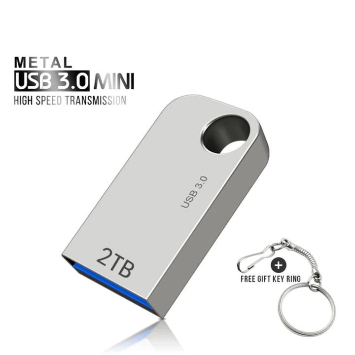 Mini Pen Drive 2TB Metal Waterproof Memoria USB Flash Drives 1TB TYPE C ...