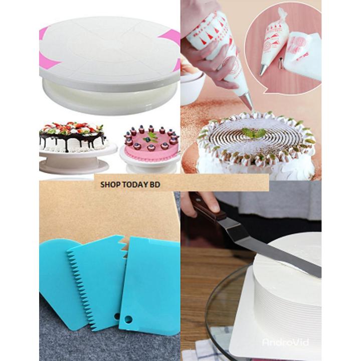 Turntable- Scrapers- Cake Planer- Piping Bags - Ultimate Cake ...