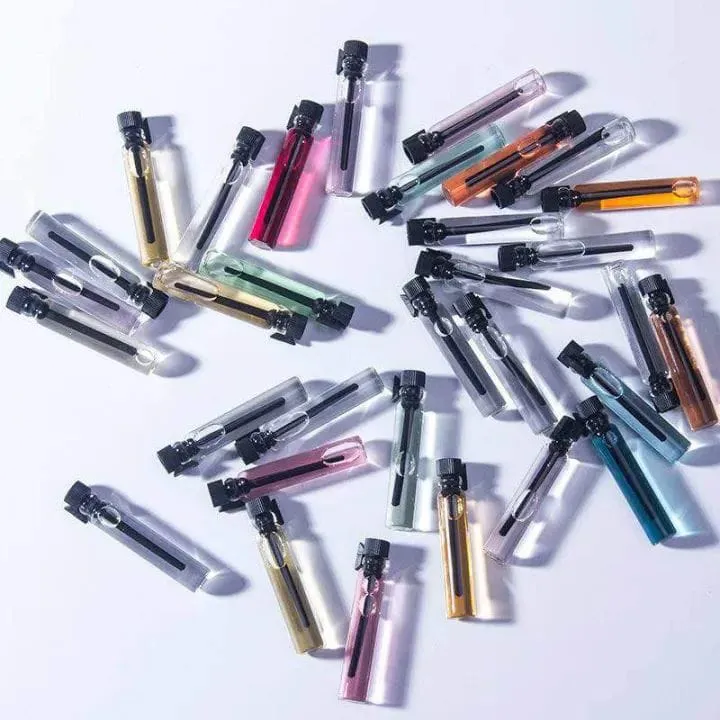 Fancy printed high-grade fragrance sample cards for glass viral ...