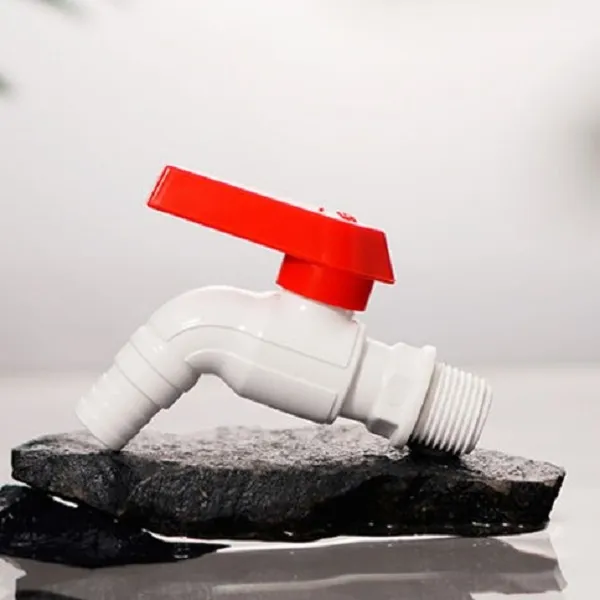 Plastic Nozzle Bib Cock Tap with Quick Connector Heavy for Garden and ...