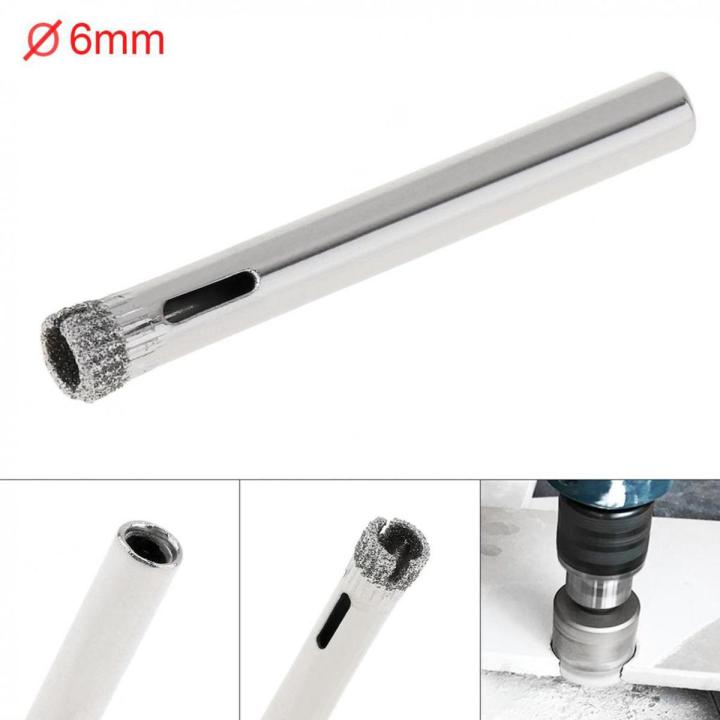 2 pcs 6mm Glass drill bits hole saw for glass marble tile or granite diamond drill bits. glass hole bit Daraz .bd