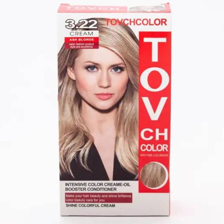 TOVCH HAIR COLOR Unisex Hair Color – Shade 3.22, 80ml X 2 | Long ...