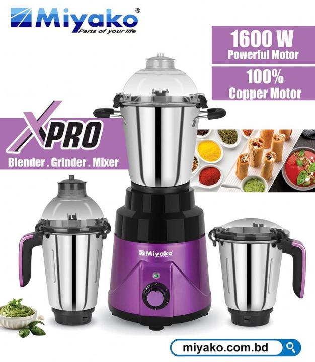 Miyako XPRO 1600 Watts Blender Plus Mixer Grinder | Daraz.com.bd