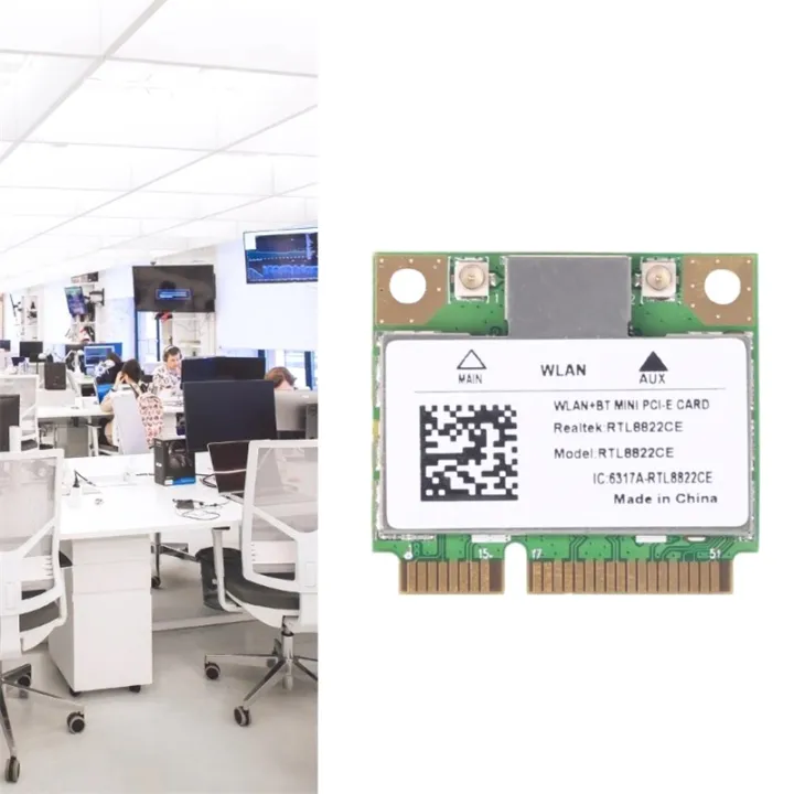 【Be worth】 1200Mbps RTL8822CE Mini PCIe Card Card 802.11AC -compatible ...