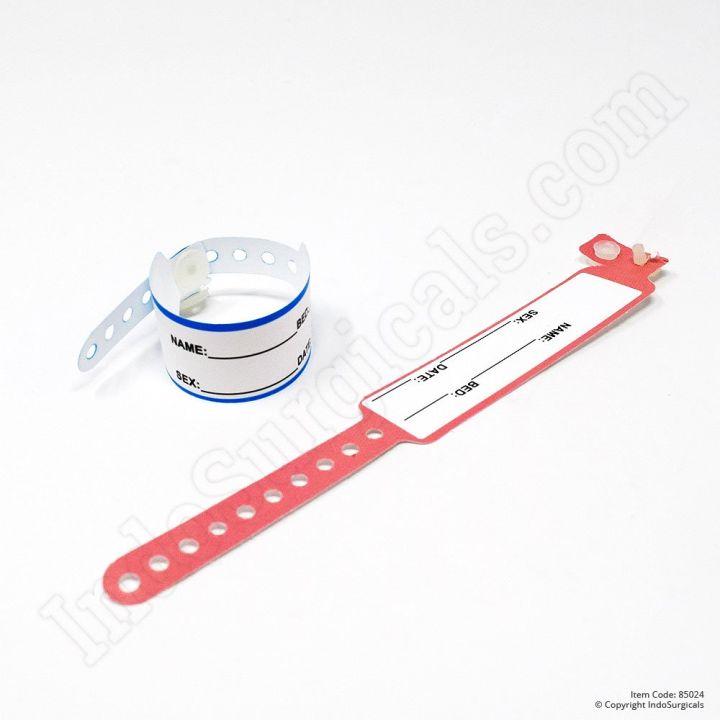 Patient Identification Band for Pediatric/New Born Baby, PINK Color ...
